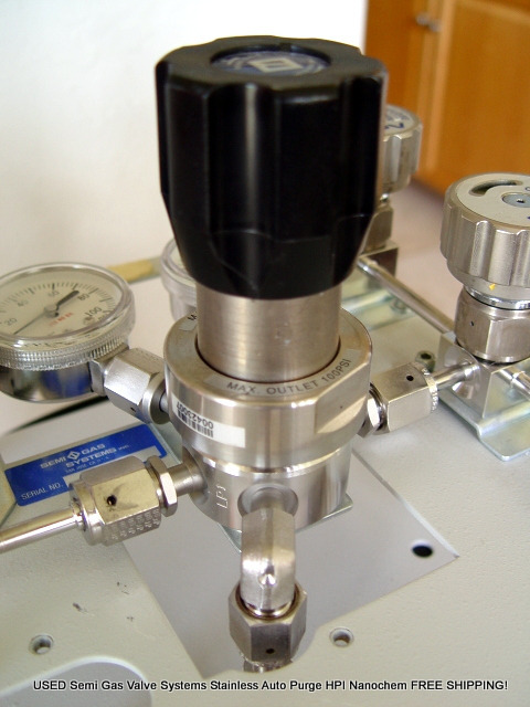 USED Semi Gas Systems Stainless Auto Purge HPI Nanochem Valves FREE ...