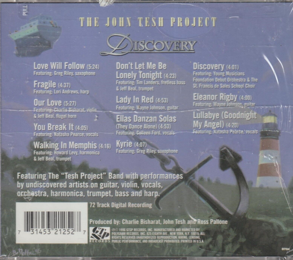 JOHN TESH PROJECT Discovery CD SEALED | eBay