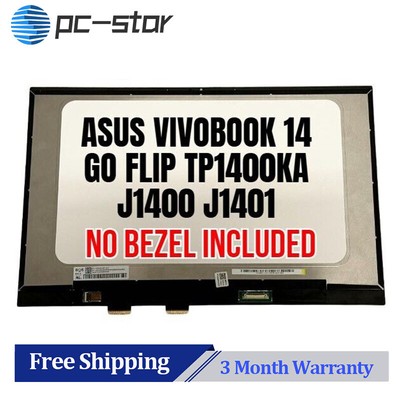 FHD LCD Touch Screen Display Assembly Asus Vivobook Go Flip TP1400K ...