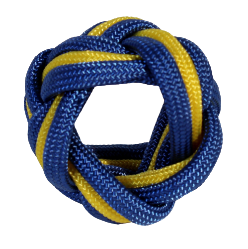 Handmade Scout Neckerchief Slide Woggle Paracord Turks Head Knot Blue ...