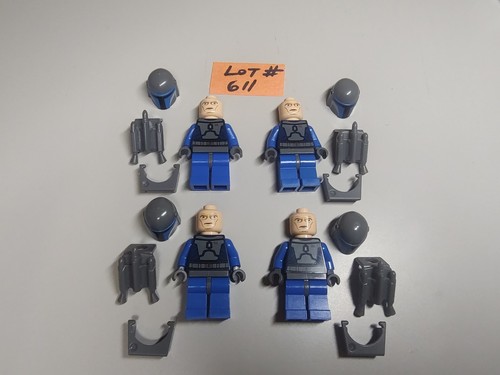 LEGO Star Wars Mandalorian Jetpack Trooper Minifigures sw0296 Death ...