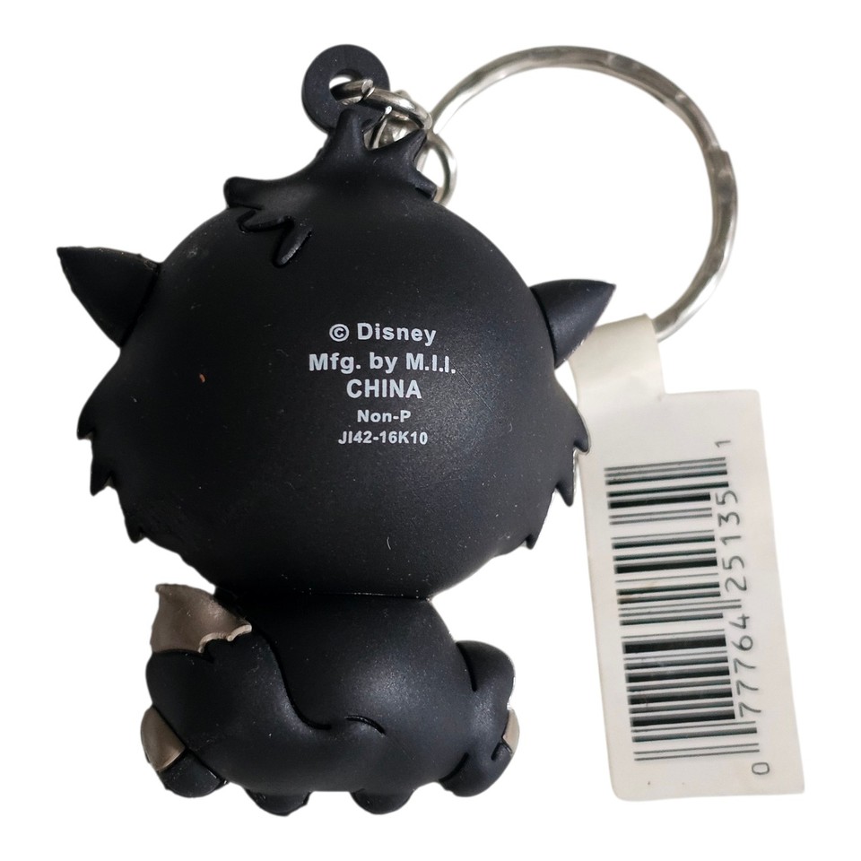 Disney Cinderella Villains Lucifer the Cat 3D Figural Keychain Key Ring ...