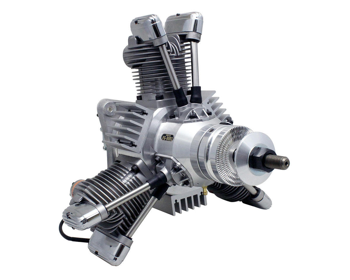 Saito Engines Fg-90r3 90cc 3-cylinder Gasoline Radial Engine SAIEG90R3 ...