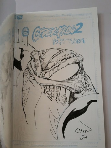 Cyberfrog 2 Rekt Planet Heroes Variant with Sketch by Ethan Van Sciver ...