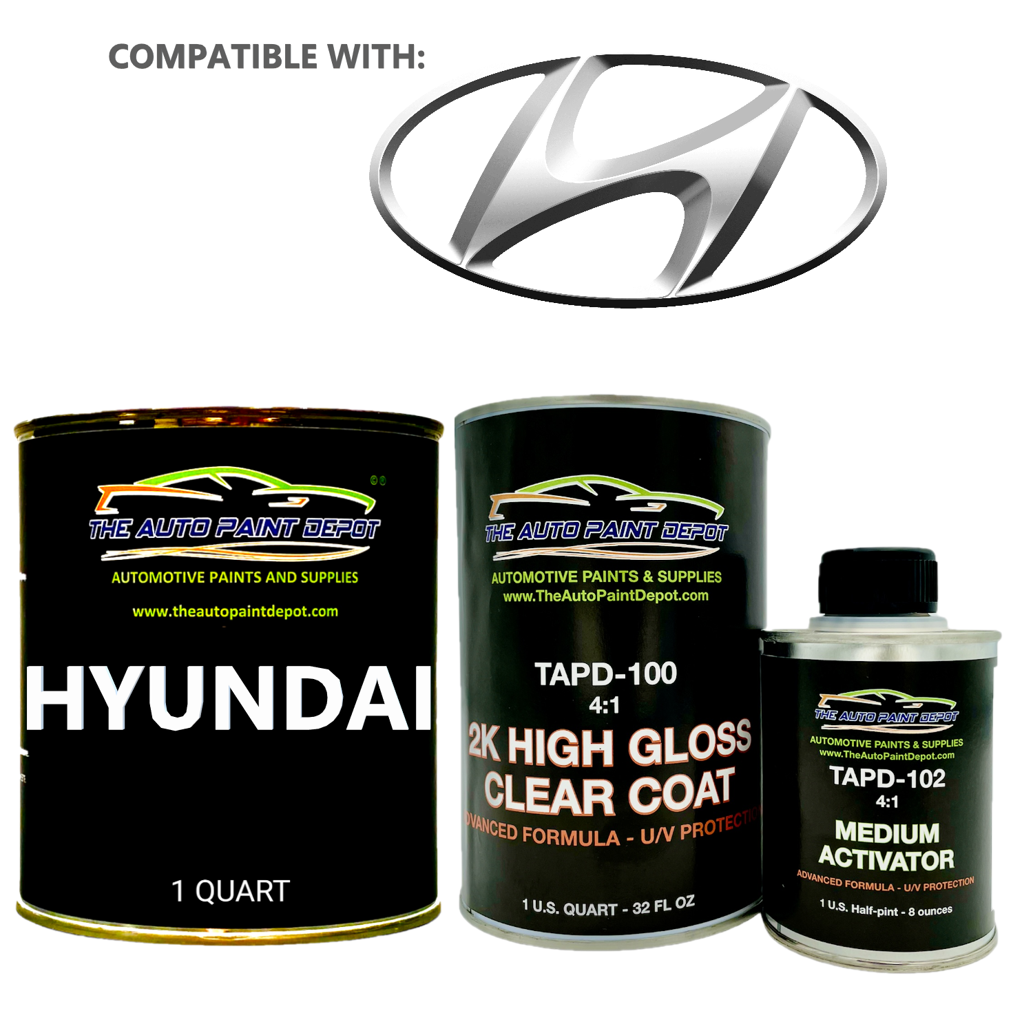 Hyundai Touch Up Paint | Bottles, Pen, Aerosol, Pint, Quart | OEM Color ...