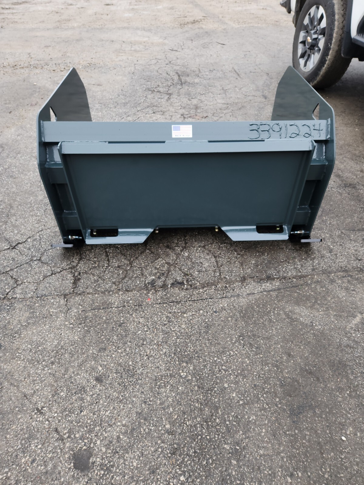 Mini Bobcat 4' HD Snow Pusher Box MT52 MT55 MT85 MT100 463 S70 Mount 24 ...