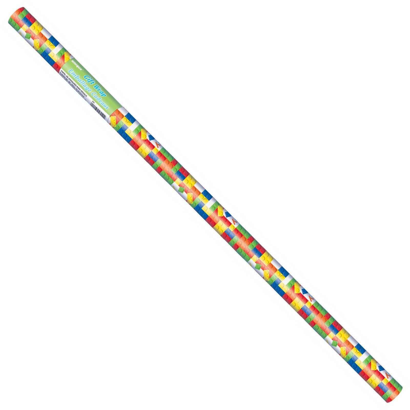 LEGOS BUILDING BLOCKS GIFT WRAP WRAPPING PAPER ROLL BIRTHDAY 30" X 5 ...
