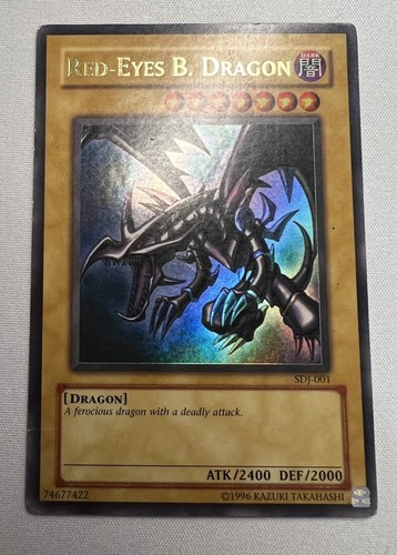 Yugioh Red-Eyes B. Dragon SDJ-001 Ultra Rare MP | eBay