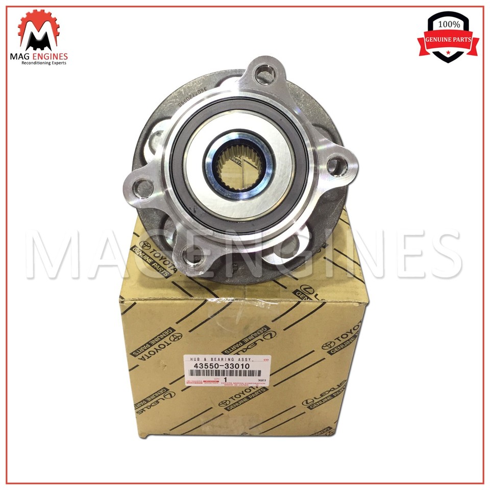 43550-33010 GENUINE OEM HUB & BEARING ASSY, FRONT AXLE 4355033010 | eBay
