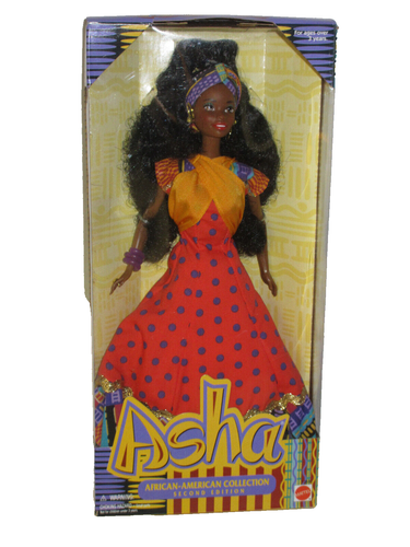 VTG Mattel 1994 ASHA Barbie Doll African American Collection | eBay