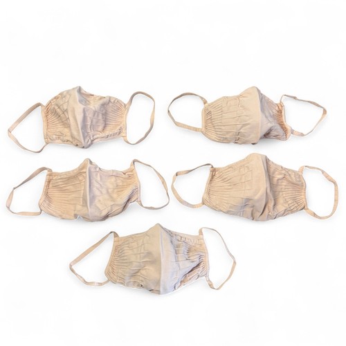 5 Pack SKIMS Seamless Face Mask Reusable Neutral Minimalist Non-Medical ...