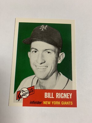 1991 Topps 1953 Archive Bill Rigney New York Giants REPRINT | eBay