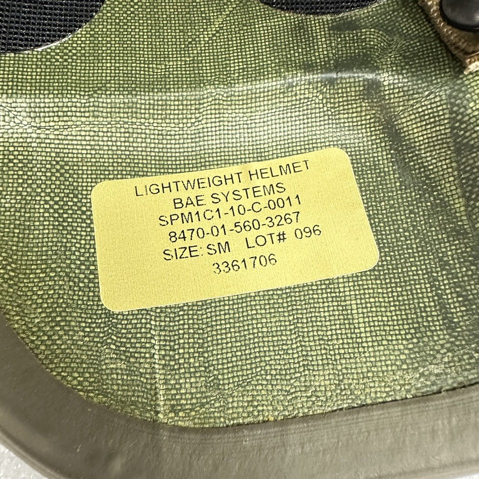 Small USMC LWH Lightweight Helmet Package Norotos ESS IR USGI US ...