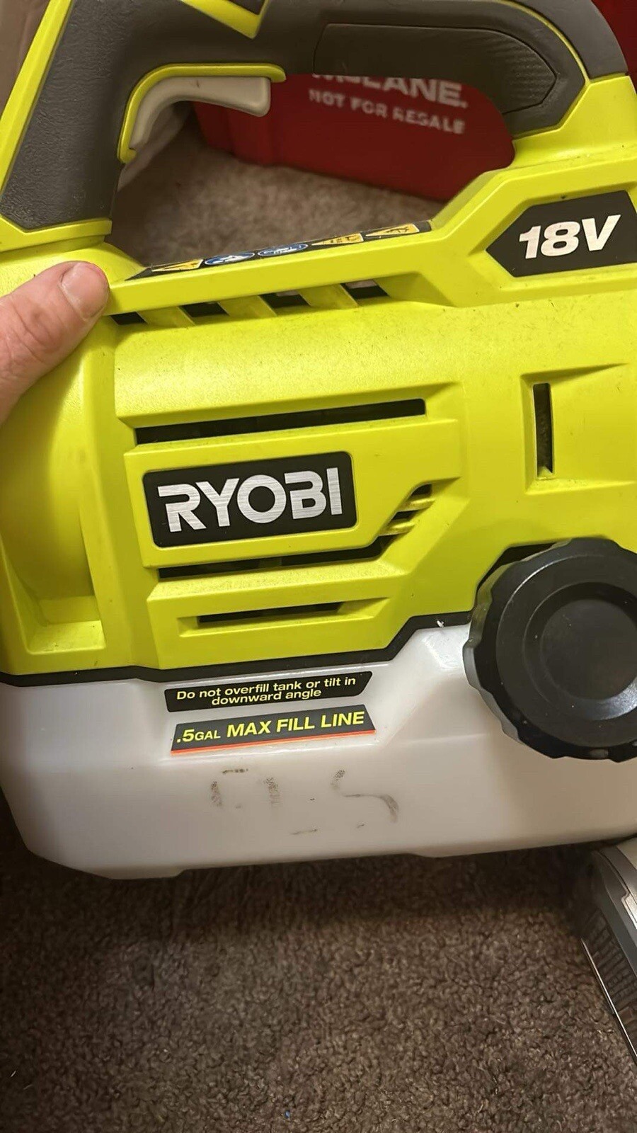 ryobi one 18v cordless battery fogger/mister And Two Batteries | eBay