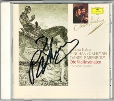 Pinchas ZUKERMAN & Daniel BARENBOIM: BRAHMS Violinsonaten 1 2 3 Violin ...