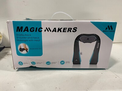 MAGIC MAKERS SHIATSU BACK SHOULDER NECK MASSAGER WITH HEAT | eBay