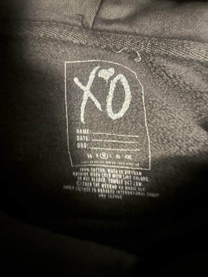 The Weeknd After Hours Til Dawn Tour 2025 Hoodie Adult M Faded Black ...