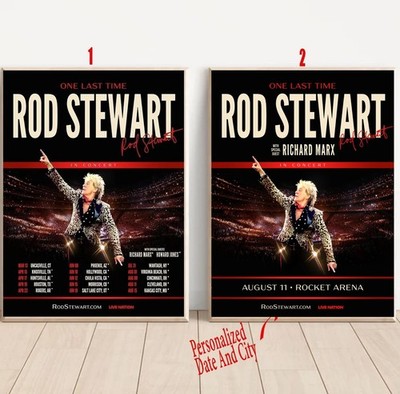 Custom Rod Stewart 2026 Tour Poster | eBay