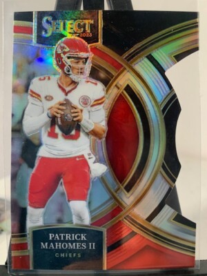 PATRICK MAHOMES II 2023 Select Premier Black & Red Prizm Die-Cut #140 ...