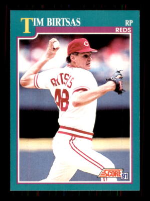 1991 Baseball Score Tim Birtsas Cincinnati Reds #648 | eBay