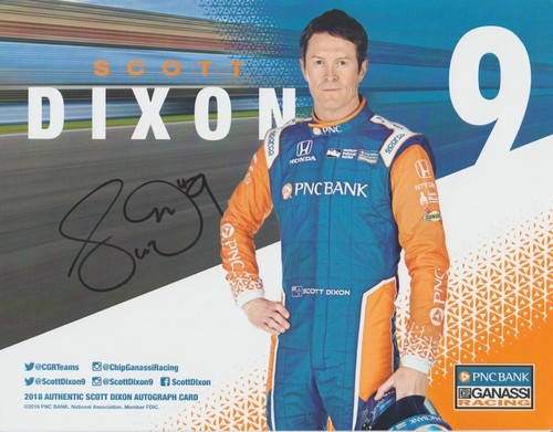 2018 Scott Dixon signed PNC Bank "1st Version" Honda Dallara Indy Car ...