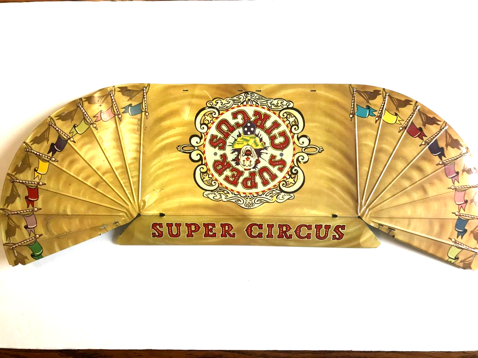 Vintage Marx Super Circus Playset Box with Tent Sideshow Panels As-Is ...