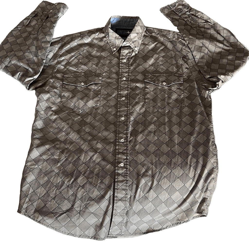 Lone Roo By Roper Men’s Western/Cowboy Shirt - Gem