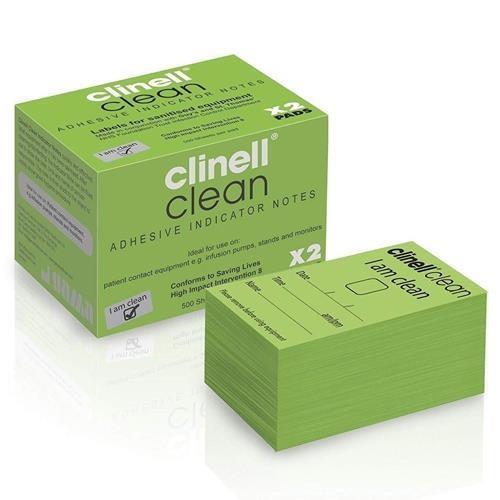 Clinell Clean Indicator Notes Green - 1000 Sheets | eBay UK