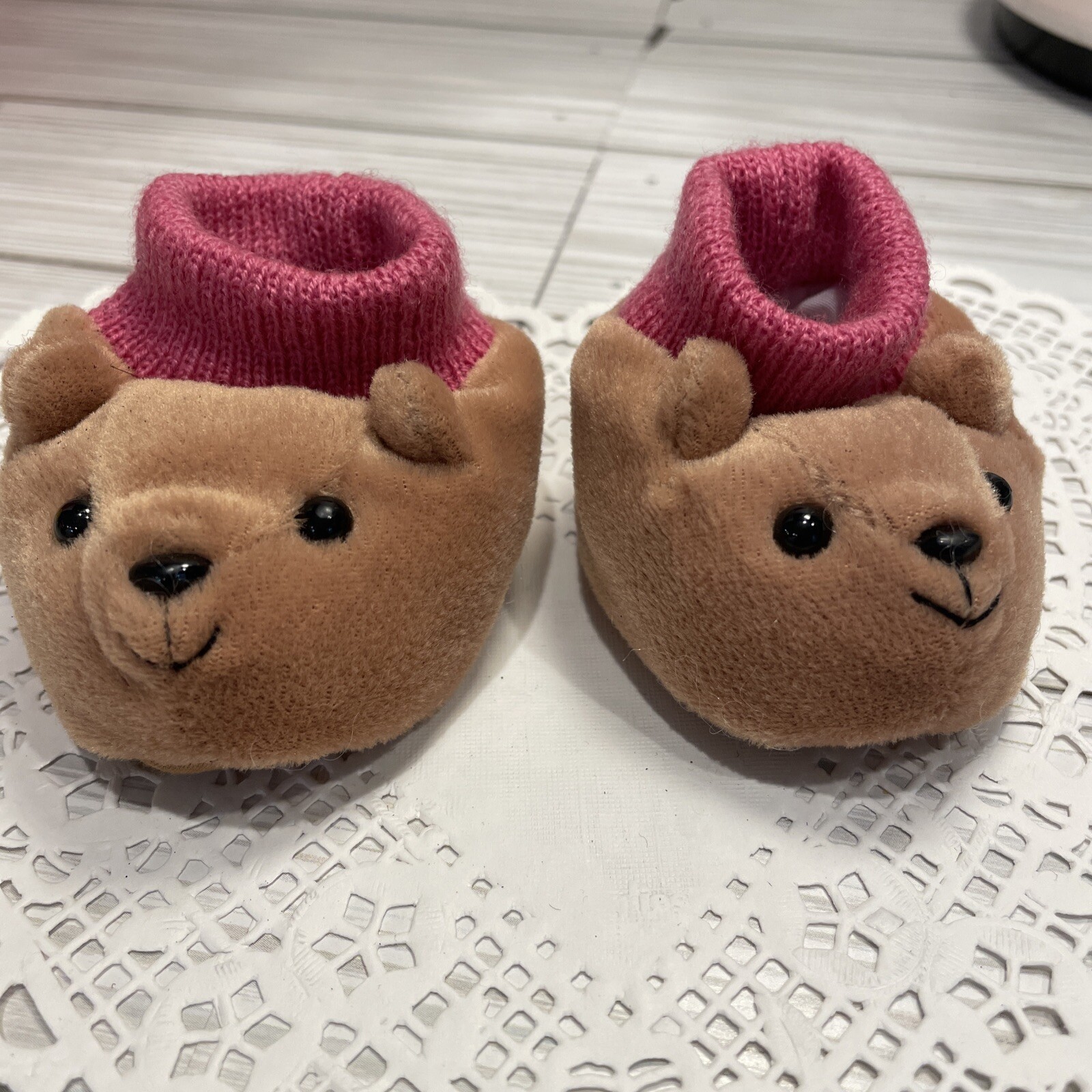 Vintage American Girl Doll Of Today SNOOZE Teddy BEAR Slippers For 18 ...