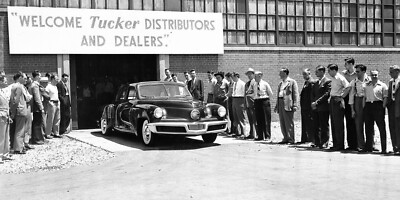 1948 Tucker factory Welcome Dealers & Distributors 10 x 19 Photograph ...