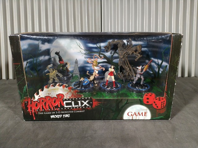 Horrorclix Starter Set Game Figures Monster WizKids 3-d 2006 for sale ...