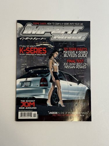 Import Tuner Magazine November #80 2005, K- Series Lingerie Nissan | eBay