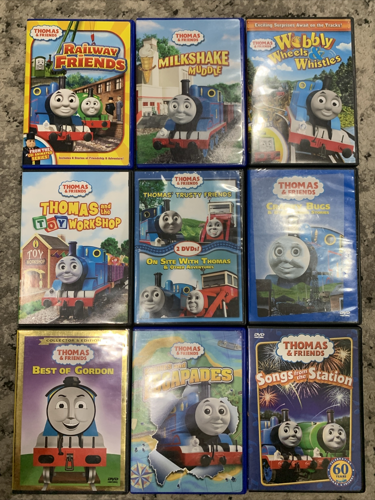 Thomas & Friends DVDs Lot of 9 Thomas the | Grelly USA