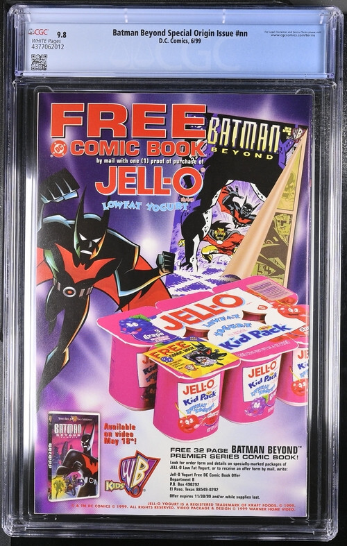 Batman Beyond #1 Special Origin Issue 1ST Variant CGC 9.8 1999 | eBay