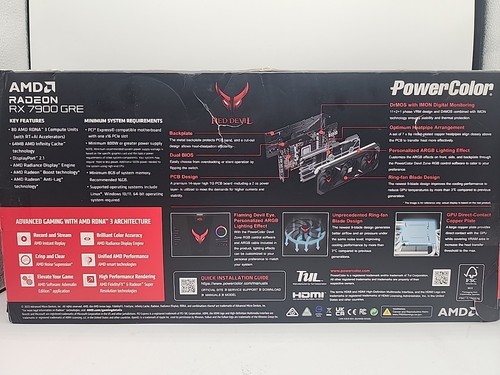 PowerColor AMD Radeon Red Devil RX 7900 GRE 16GB GDDR6 Graphics card | eBay