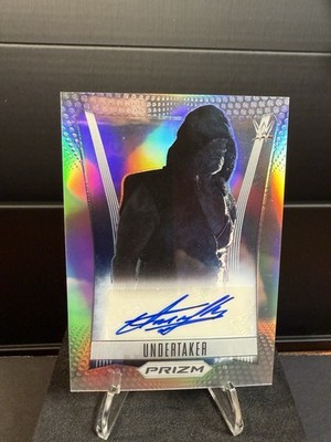 2023 Undertaker Panini WWE Legends Throwback Signatures Silver Prizm ...