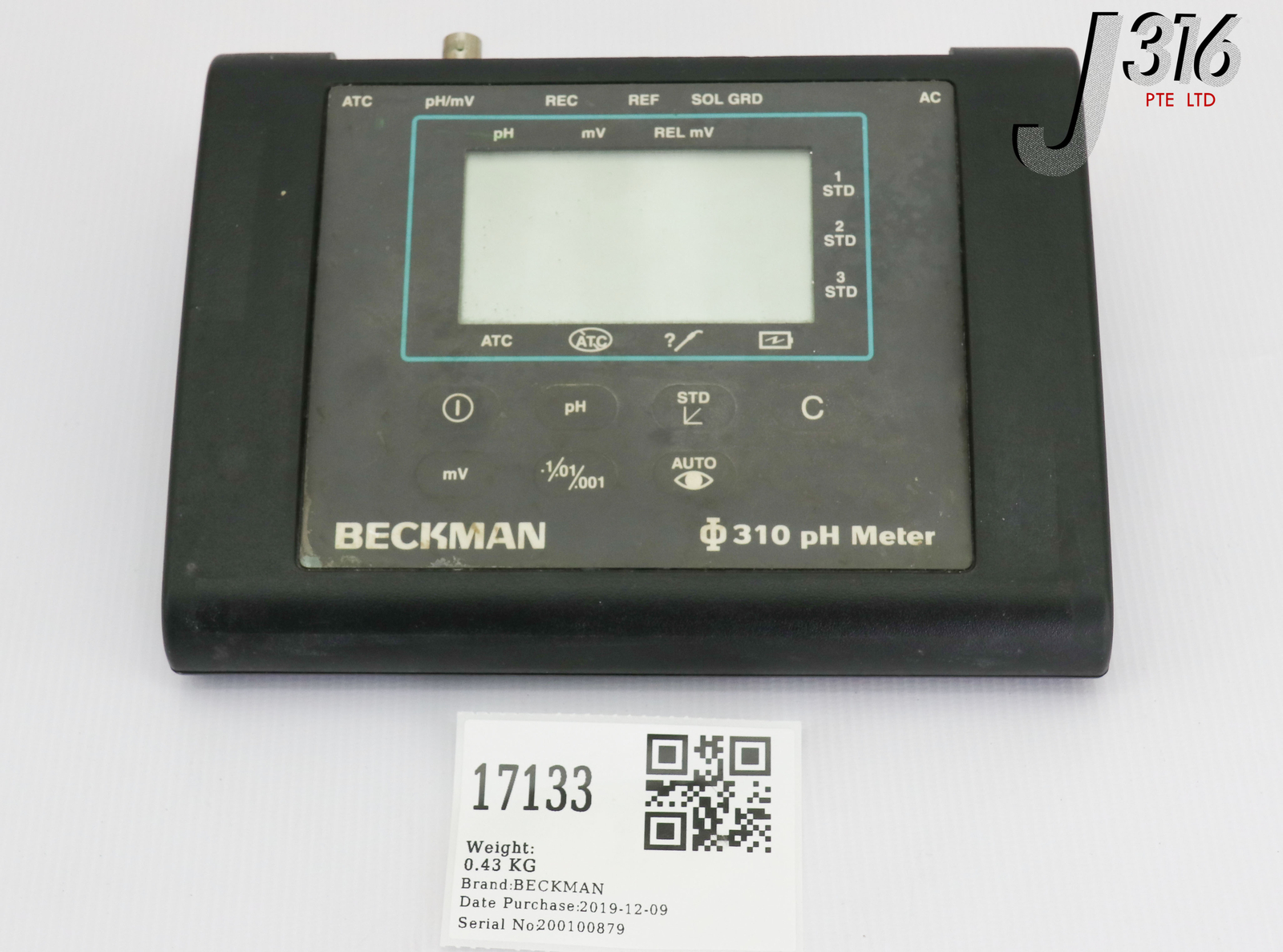 17133 BECKMAN BENCHTOP PH METER, CAT NO: 143804 PHI 310 | eBay