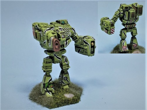 Battletech painted painted miniature Lao Hu battlemech FO | eBay