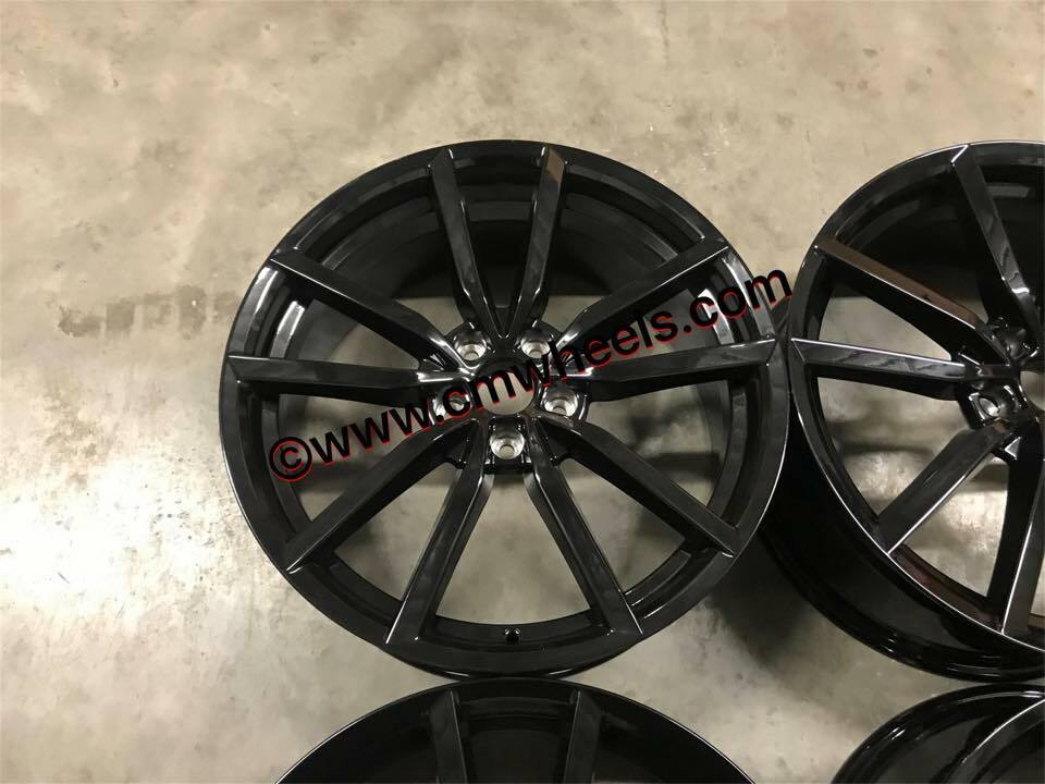 19" Golf R Pretoria Style Alloy Wheels - Gloss Black - VW Golf MK5 MK6 ...