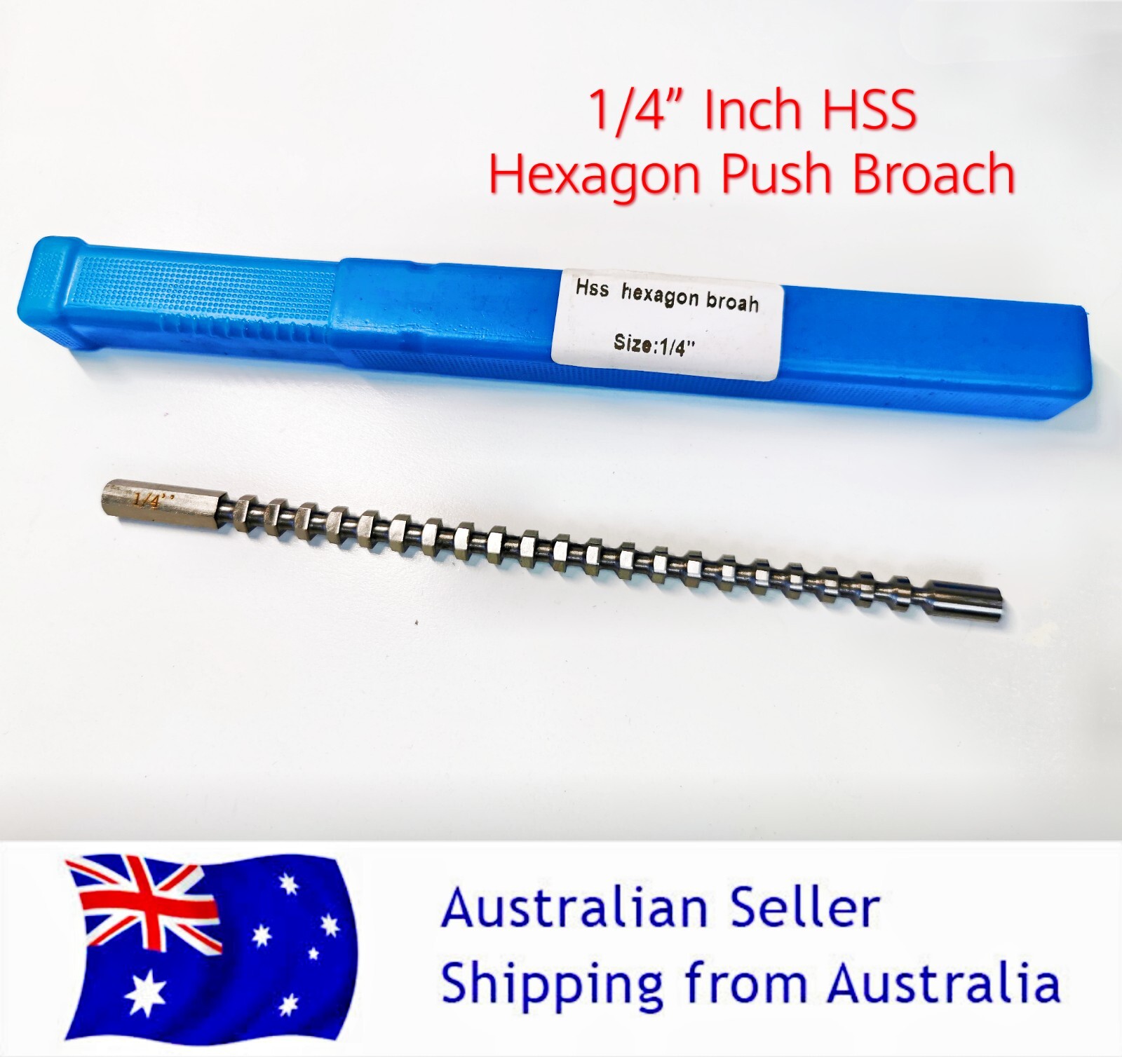 1/4" Hexagon Broach Inch Size High Speed Steel Cutting Tool | eBay