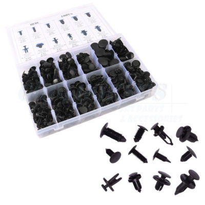240Pcs Car Body Plastic Push Pin Rivet Fasteners Trim Panel Moulding ...