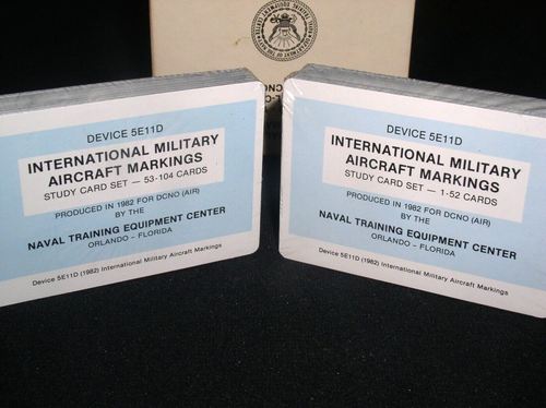 International Military Aircraft Markings~Device SE11D-108 SEALED Cards ...