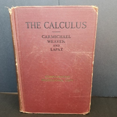 The Calculus Hardcover Vintage Collectable | eBay