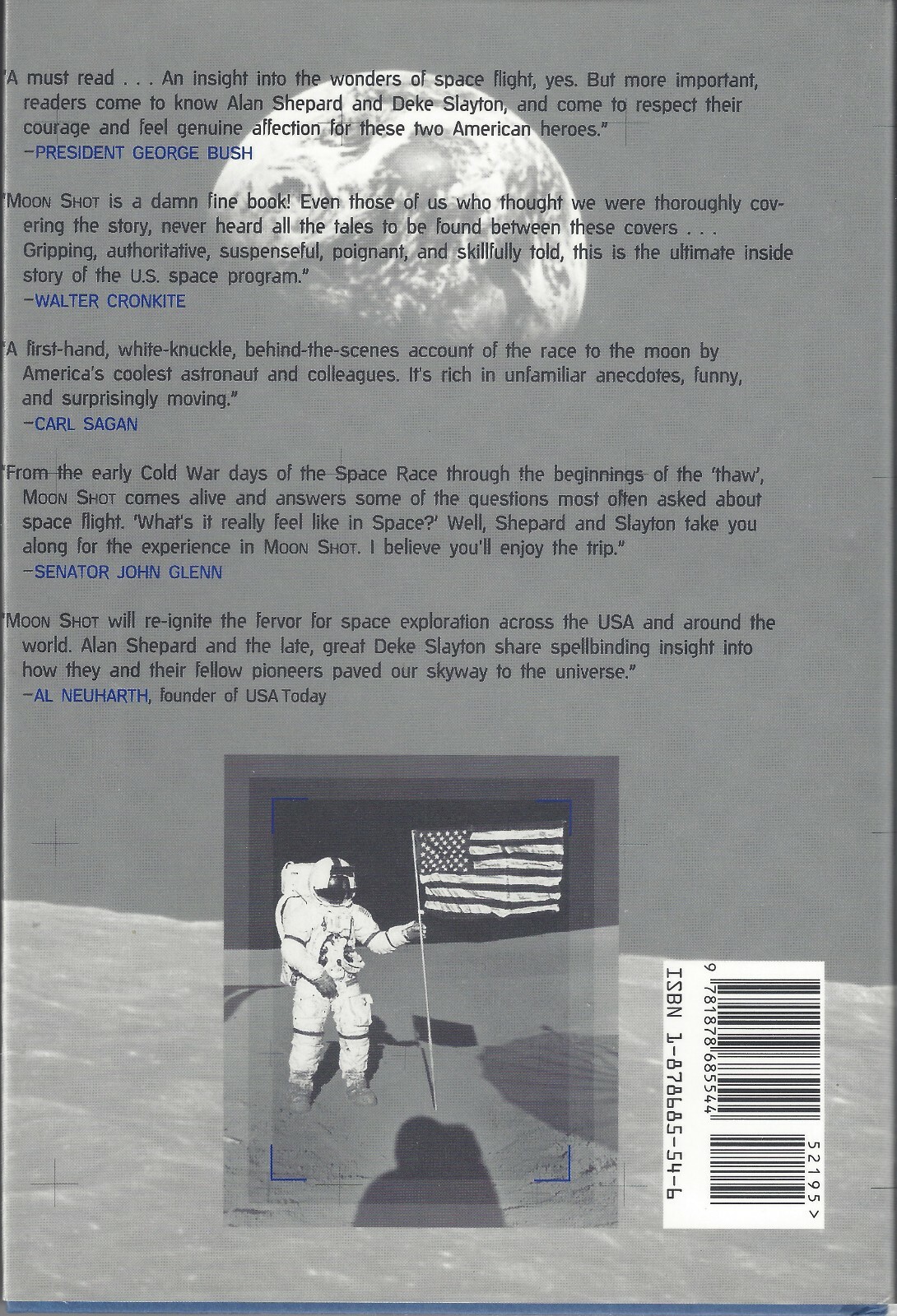 Moon Shot By Alan Shepard SIGNED Autograph Hardcover Book | eBay