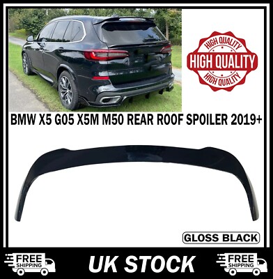 FOR BMW X5 G05 X5M M50 GLOSS REAR ROOF SPOILER BOOT WING LIP BODY KIT ...