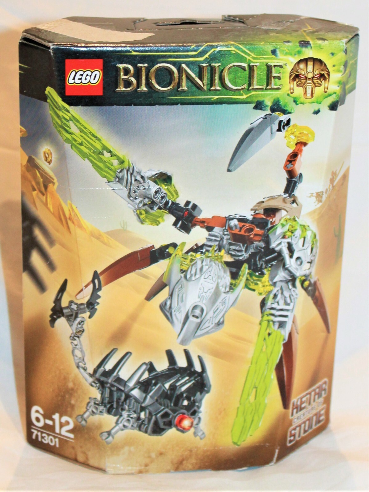 New Lego Bionicle 71301 Ketar Creature Of Stone 2016 Ages 6-12 Retired ...