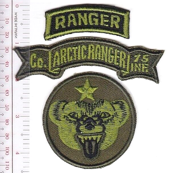 US Army Arctic Ranger 75th Infantry Regiment Airborne O Company ...