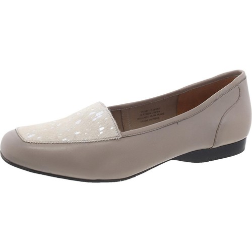 Array Womens Freedom Taupe Leather Loafers Shoes 10.5 Medium (B,M) BHFO ...