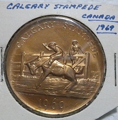 1969 Calgary Stampede Medal Calgary Alberta Canada UNC. | eBay
