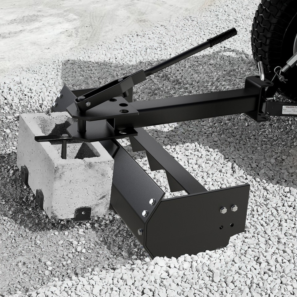 42" Tow Behind Box Scraper Solid Steel Ground Blade Rust Resistant Lawn ...